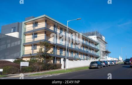 The Grand Ocean flats in Saltdean East Sussex near Brighton with ...
