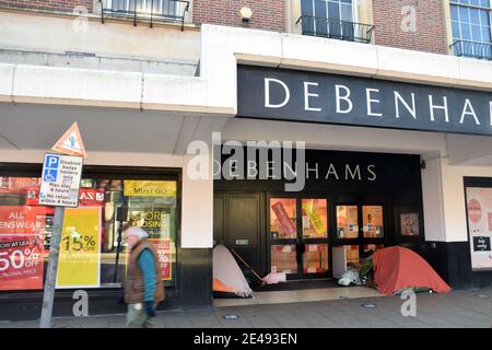 Homelessness, Norwich UK January 2021 Stock Photo - Alamy