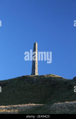 Straiton, Ayrshire, Scotland, UK. The walk and view form the Hunter ...