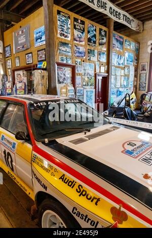 Audi Sport Quattro, on display at the Bicester Motion assembly held on ...