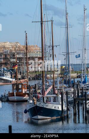 Fehmarn, Port of Orth Stock Photo - Alamy