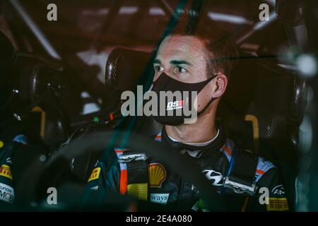 SORDO Dani (ESP), HYUNDAI I20 Coupé WRC, portrait during the 2021 ...