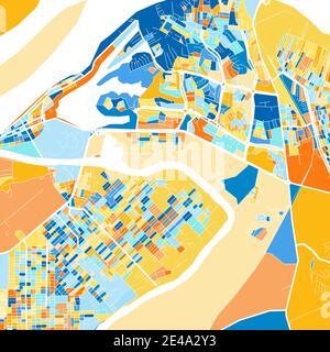 Printable street map of Maraba, Brazil. Map template for business use ...