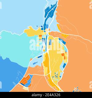 Printable street map of Charallave, Venezuela. Map template for ...