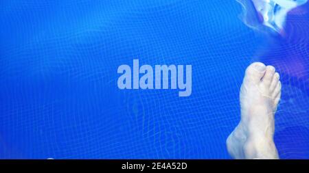 Water reflection, feet, abstract, São Paulo, Brazil Stock Photo - Alamy