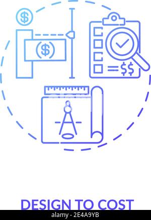 Costing icon, linear isolated illustration, thin line vector, web ...