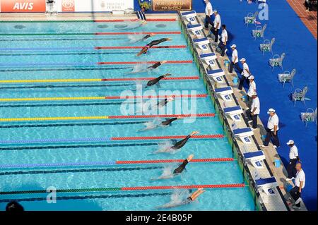 Illustration pictures in the heats of the 50 Meters Freestyle at the ...