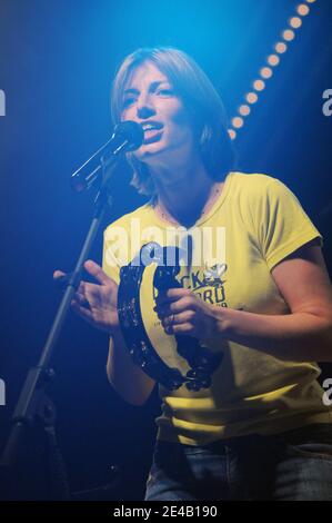 French singer Anais performs at the Brive Plage festival 2009 in Brive ...