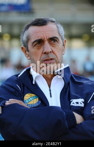 Gabon's coach Alain Giresse during a Friendly soccer match between ...