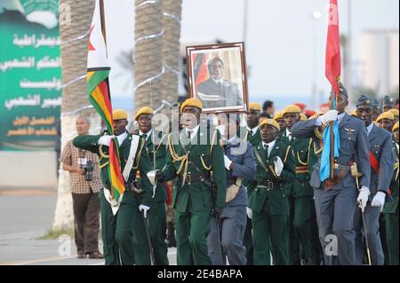 Atmosphere at military parade organised in Tripoli, Libya, on September ...