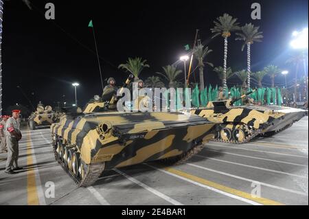 Atmosphere during military parade organised in Tripoli, Libya, on ...