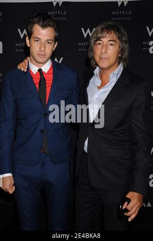 Mark Ronson and father Laurence Ronson Mercedes-Benz IMG New York ...