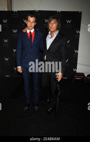 Mark Ronson and father Laurence Ronson Mercedes-Benz IMG New York ...