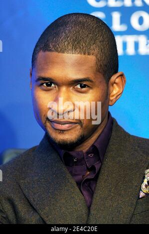 Singer Usher attends the Clinton Global Initiative (CGI) September 24 ...