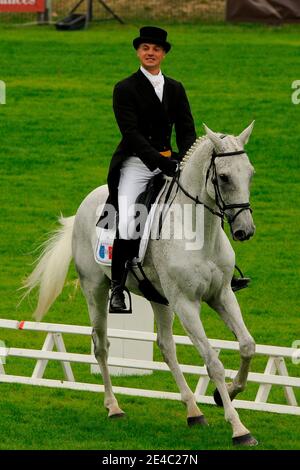 France's Karim Florent Laghouag, riding Triton Fontaine, competes ...
