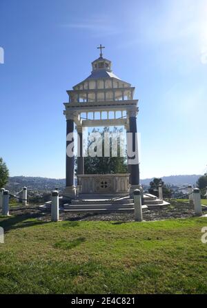 A general view of the Edward L. Doheny Jr. Memorial Library on the ...