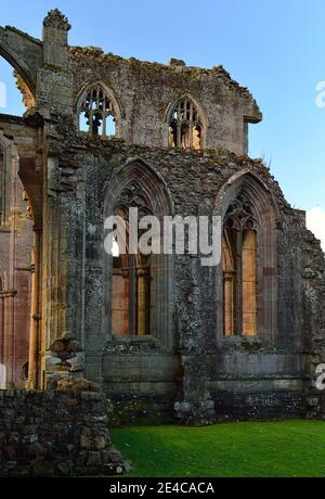 United Kingdom, Scotland, Moray, Elgin, Cemetery of the Elgin Cathedral ...