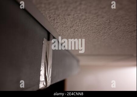 industrial HVAC patch of heating duct with tape Stock Photo - Alamy