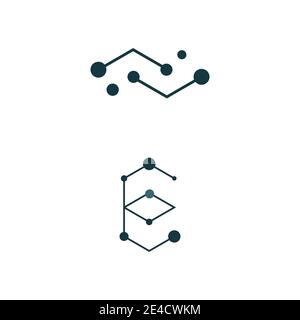 Molecule symbol logo template vector illustration design Stock Vector ...