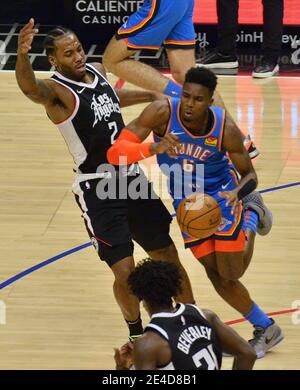 Oklahoma City Thunder guard Hamidou Diallo (6) and center Al Horford ...