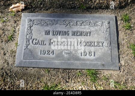 Valhalla Memorial Park Cemetery in North Hollywood, California Stock ...