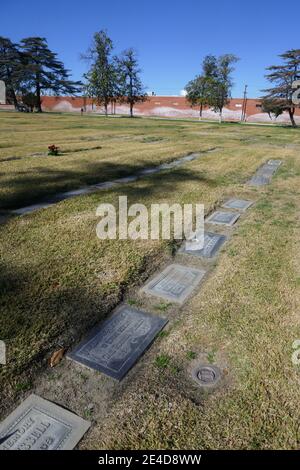 Valhalla Memorial Park Cemetery in North Hollywood, California Stock ...