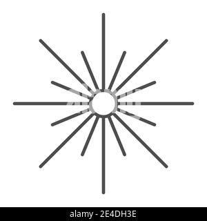 Multi pointed star design element. Vector illustration Stock Vector ...