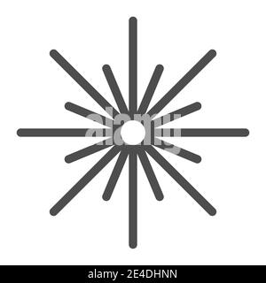 Multi pointed star design element. Vector illustration Stock Vector ...