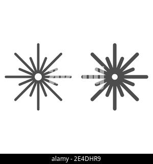 Multi pointed star design element. Vector illustration Stock Vector ...