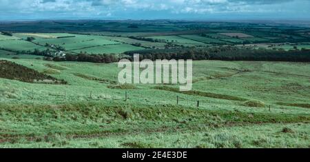 Remains of Burnswark Hill Roman fort earthworks between Ecclefechan and ...