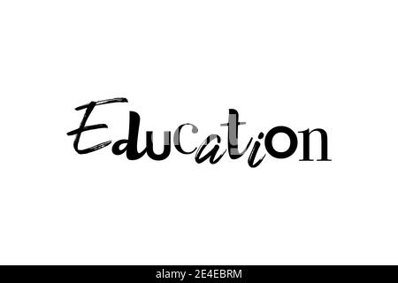 Modern graphic design of a word "Creative". Different fonts used in ...