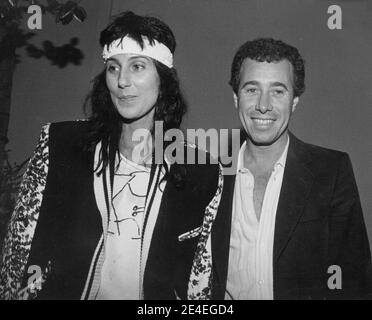 Cher And David Geffen Credit: Ralph Dominguez/MediaPunch Stock Photo ...