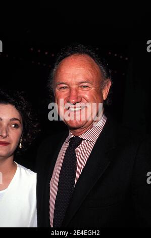 Gene Hackman And Daughter Leslie 1991 Credit: Ralph Dominguez ...