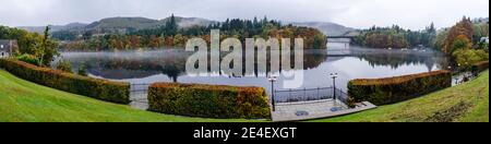 Loch Faskally and Green Park Hotel Pitlochry Scotland March 2015 Stock ...