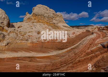 Sandstone formations in Vermilion Cliffs National Monument, Arizona ...