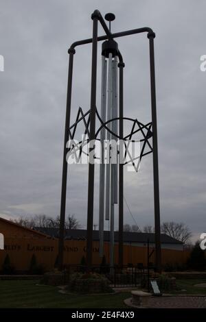 World's Largest Windchime, Casey, Illinois Stock Photo - Alamy