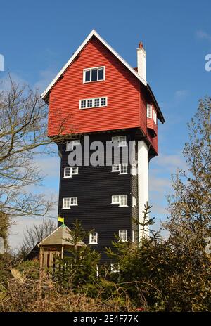 The Red House in the Clouds Thorpeness village Suffolk County England ...