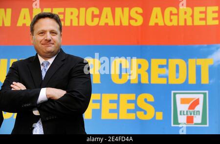 7-Eleven CEO Joe DePinto speaks at a press conference to present more ...