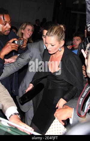 Kate Moss attending the Saint Laurent Womenswear Spring/Summer 2026 ...