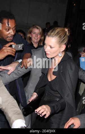 Kate Moss attending the Saint Laurent Womenswear Spring/Summer 2026 ...