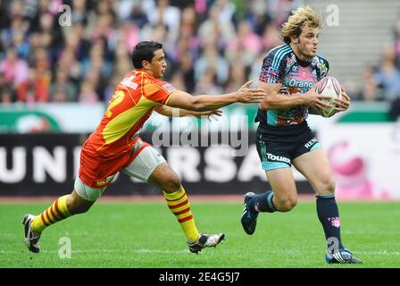 Stade Francais' Mirko Bergamasco during the French Top 14 Rugby match ...