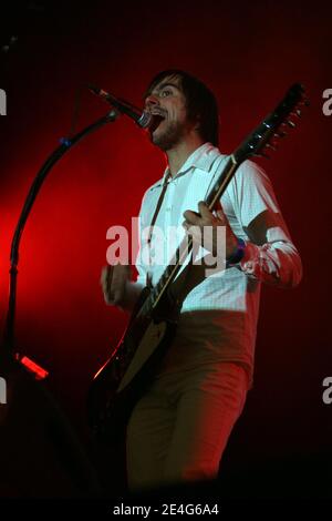 French rock band Rinocero performs live during 'La Fiesta Des Suds' in ...