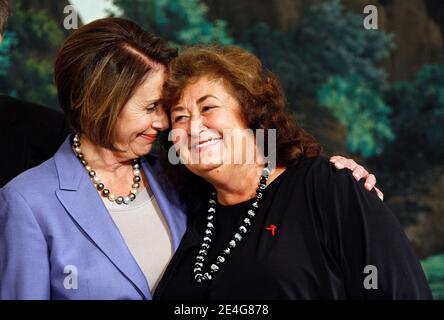 UNITED STATES - OCTOBER 30: Speaker Nancy Pelosi, D-Calif., left, and ...