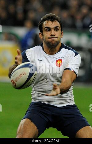 France's David Marty during the International Friendly Rugby match ...