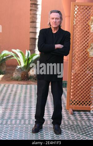 US actor Christopher Walken poses during a photocall at the Marrakesh ...