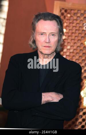 US actor Christopher Walken poses during a photocall at the Marrakesh ...
