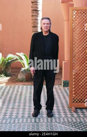 US actor Christopher Walken poses during a photocall at the Marrakesh ...