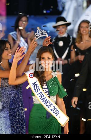 Chloe Mortaud, Miss Normandie, Newly elected Miss France 2010, Malika ...