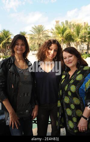 L-R : French movie director Mona Achache, actor Christophe Lambert ...