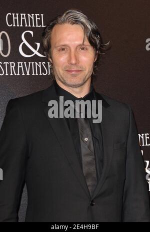 Mads Mikkelsen attending the premiere of 'Coco Chanel and Igor ...